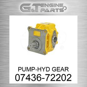 KOMATSU 07436-72202 Pump Hyd Gear